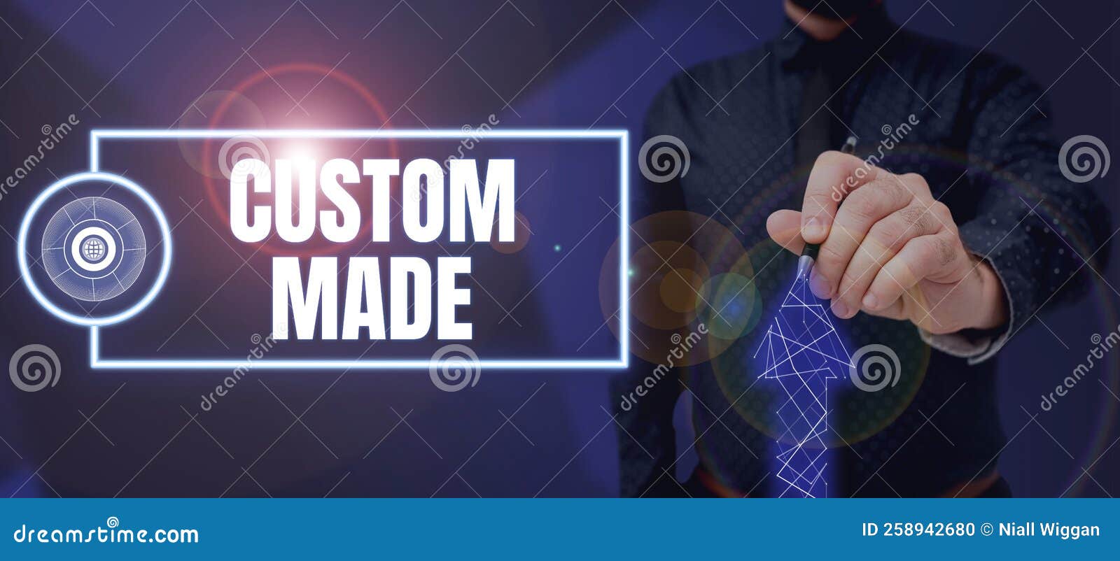 Writing Displaying Text Custom Made. Business Idea Personalized Object ...