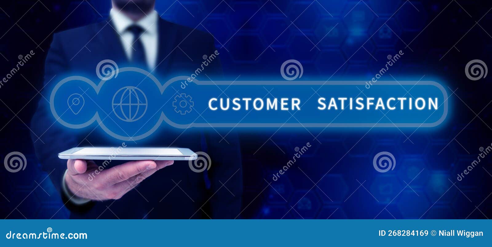 Conceptual Caption Customer Satisfaction. Business Showcase Exceed ... Conceptual Caption Customer Satisfaction. Business Showcase Exceed ...
