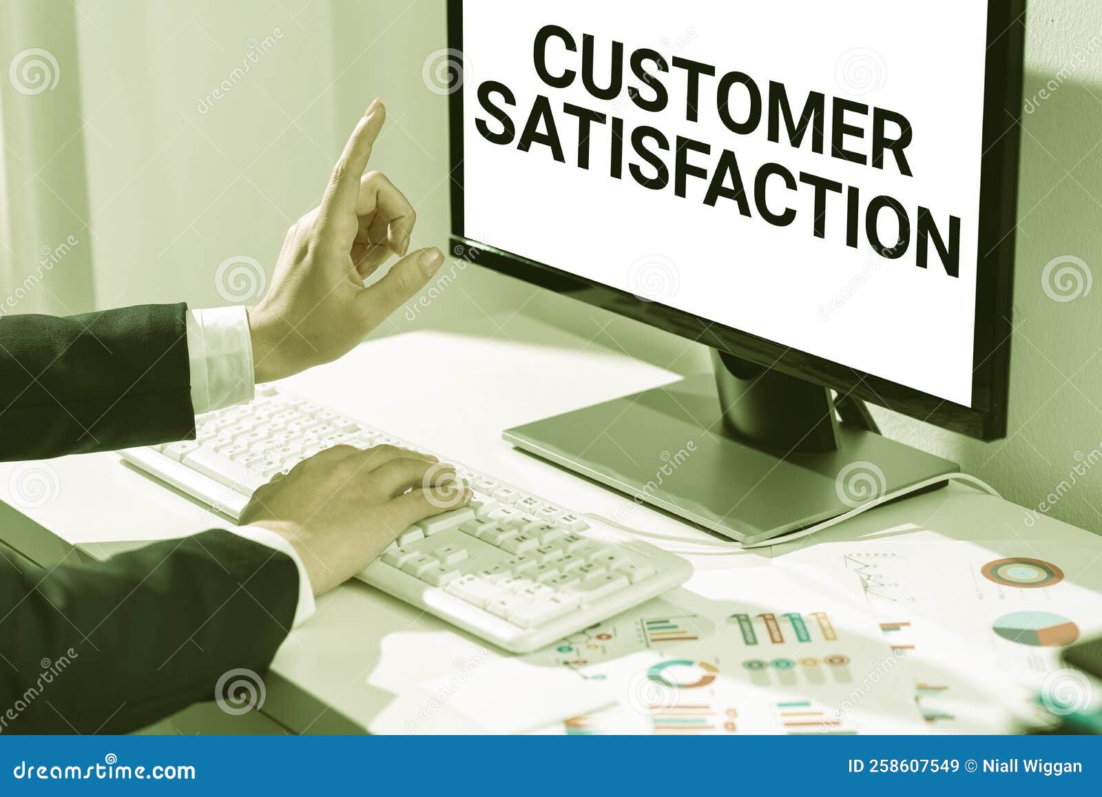 Conceptual Caption Customer Satisfaction. Business Showcase Exceed ... Conceptual Caption Customer Satisfaction. Business Showcase Exceed ...