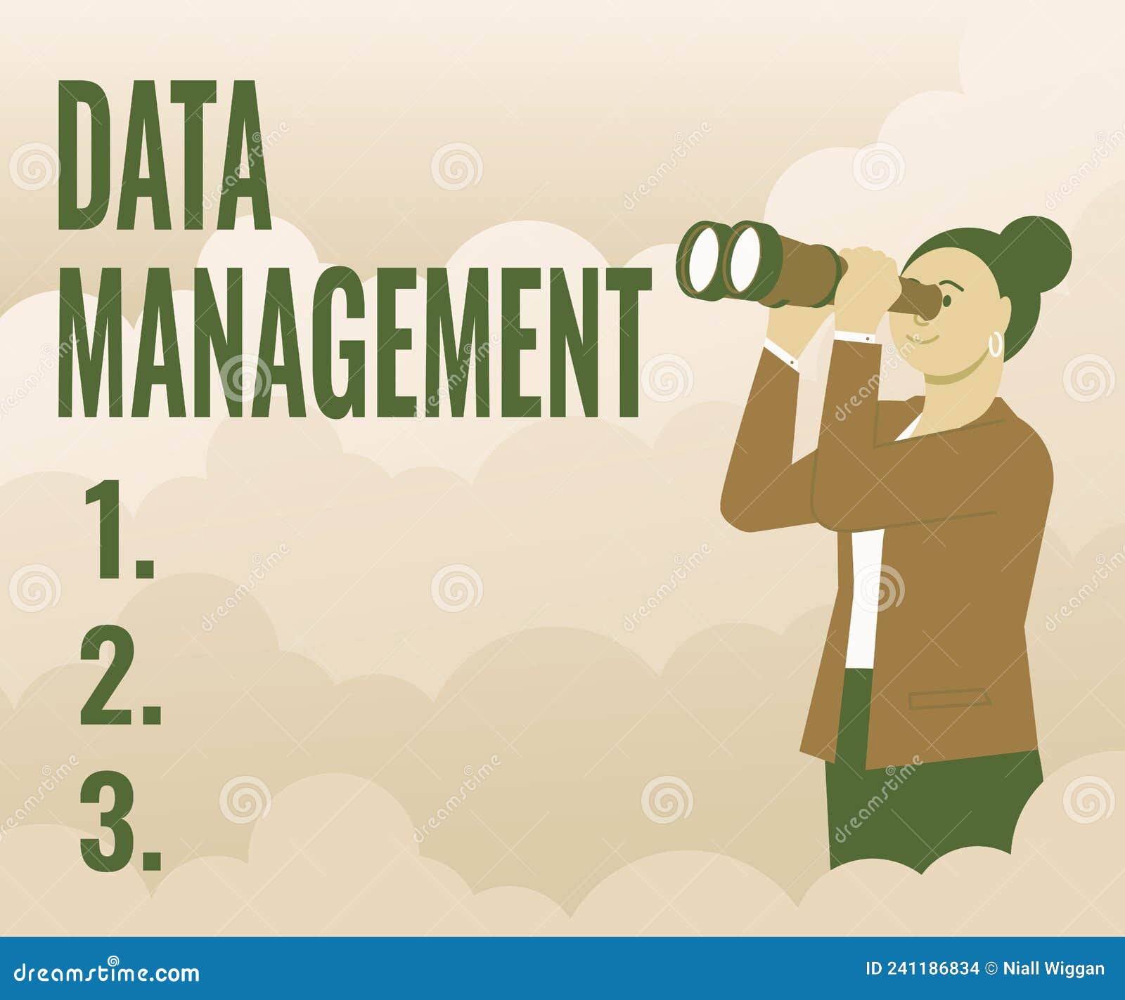 Handwriting Text Data Management. Business Concept the Practice of ...