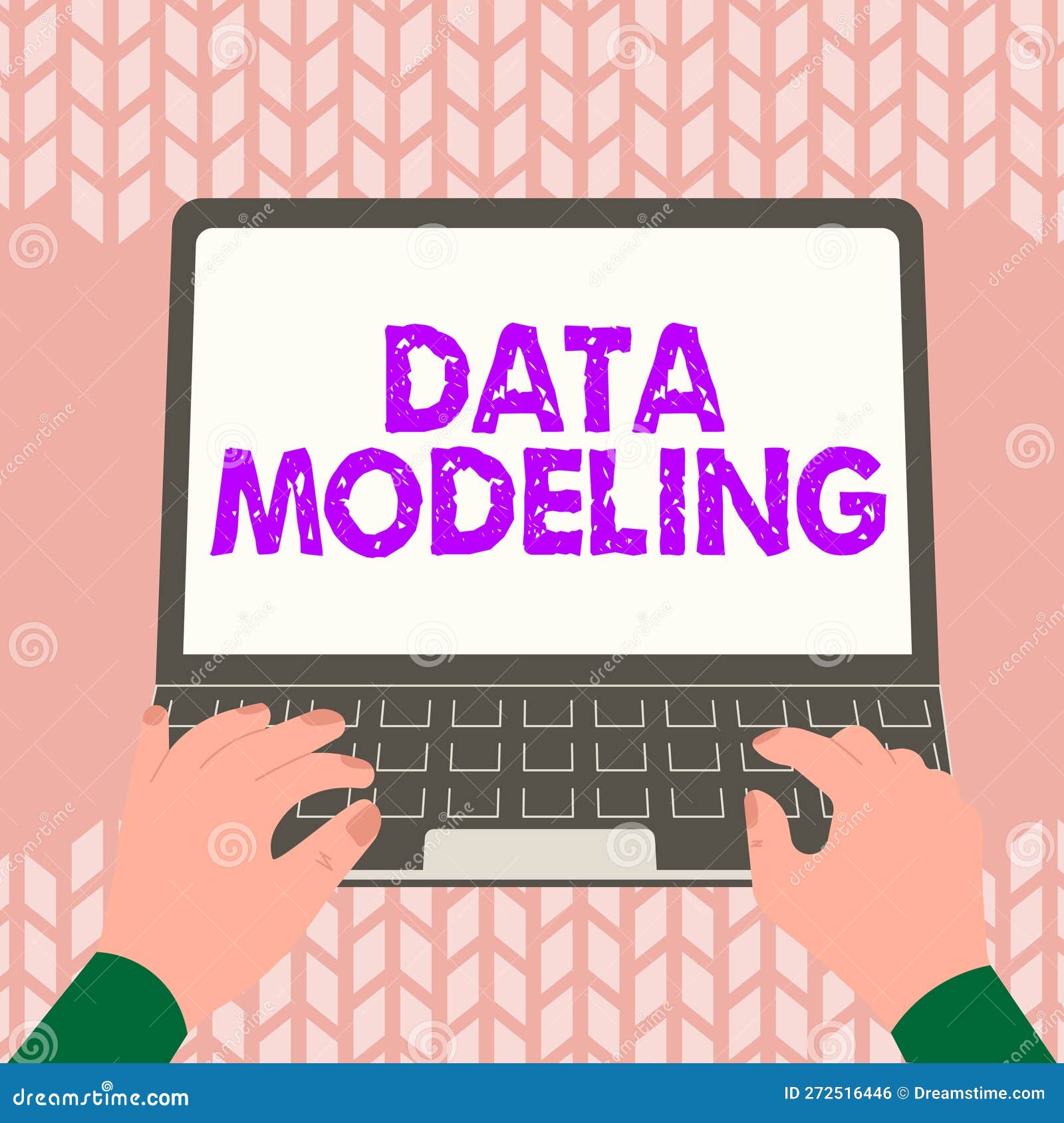Conceptual Caption Data Modeling. Word Written on Process of ...
