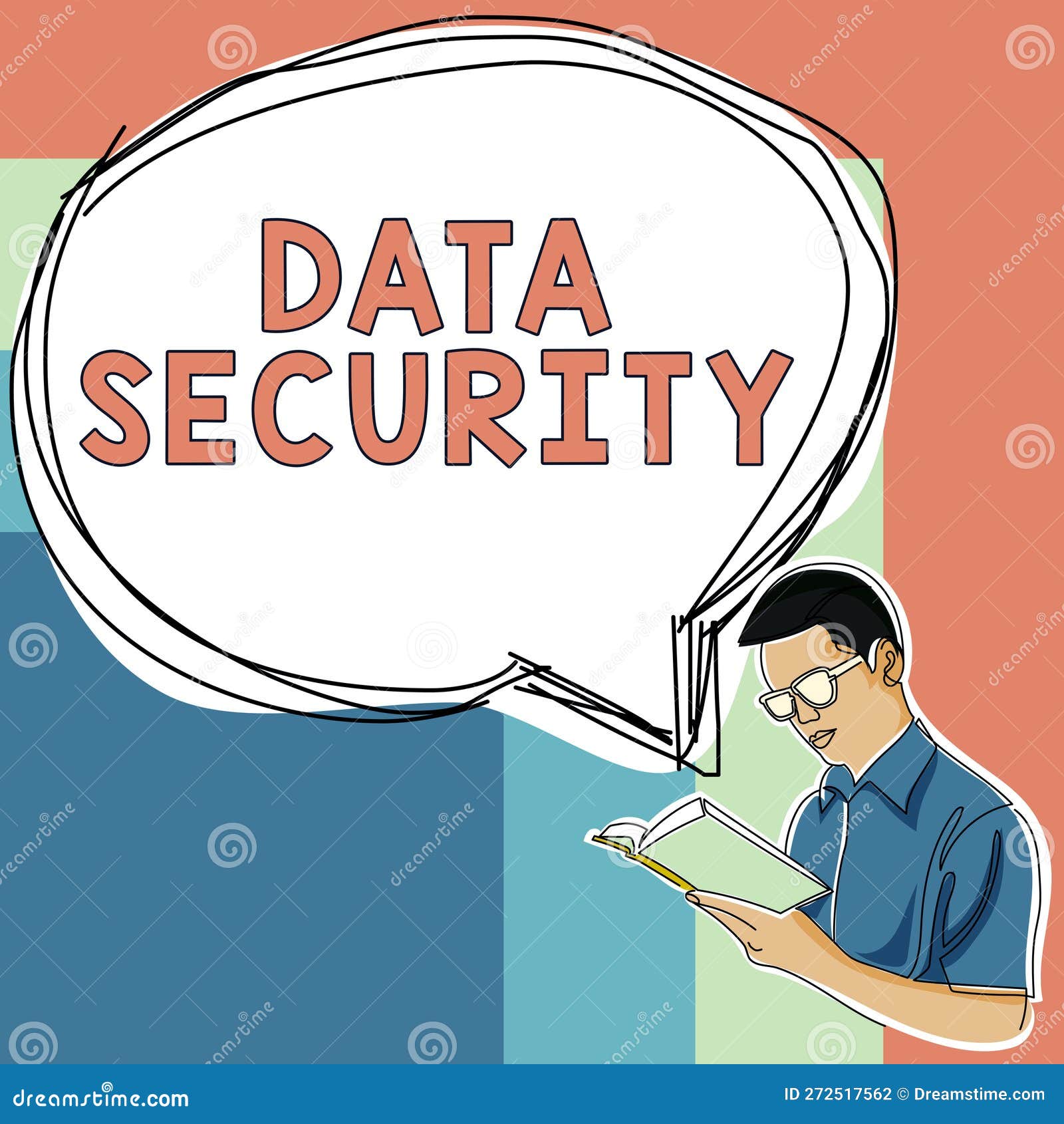 Conceptual Caption Data Security. Word For Confidentiality Disk Encryption Backups Password ...