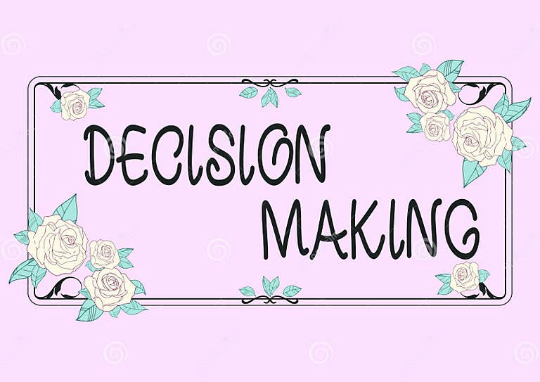 Conceptual Caption Decision Making. Concept Meaning the Act of Deciding ...