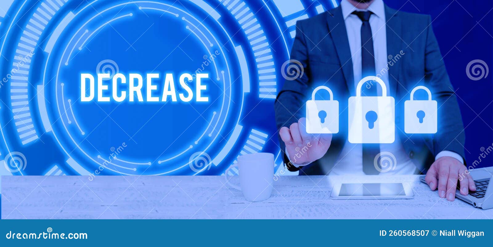 Text Showing Inspiration Decrease. Business Idea Make or Become Smaller ...