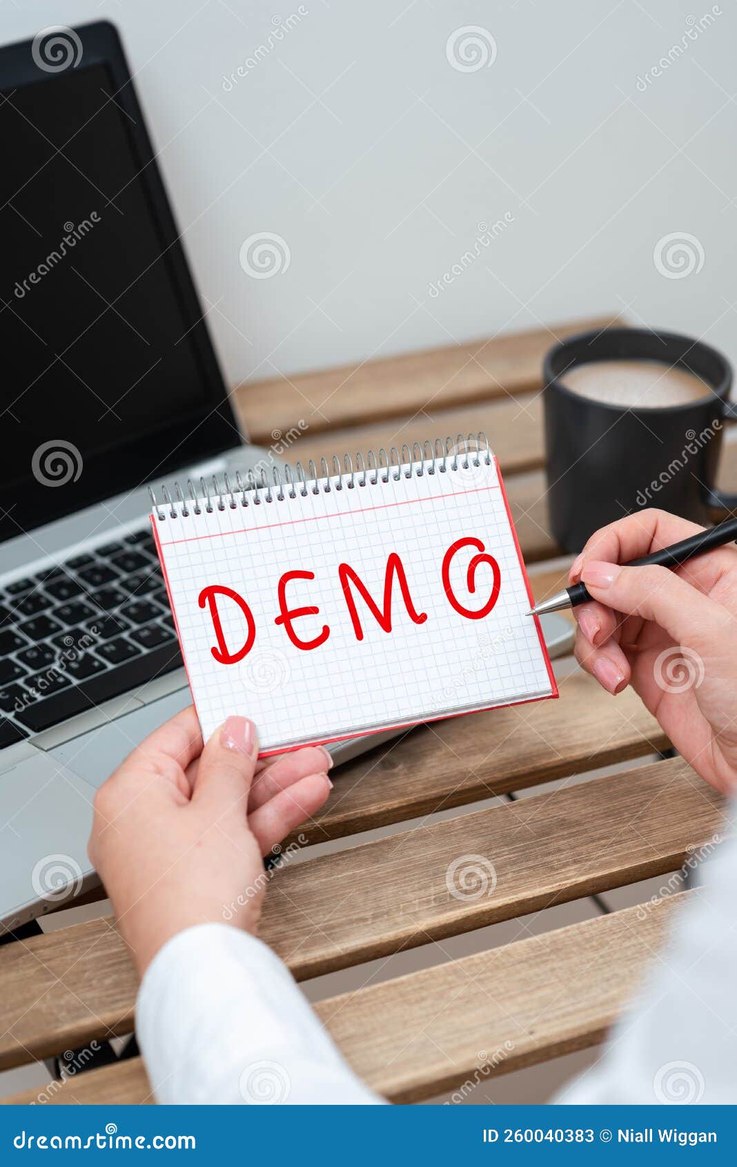 Text Caption Presenting Demo. Concept Meaning Exemplification Display ...