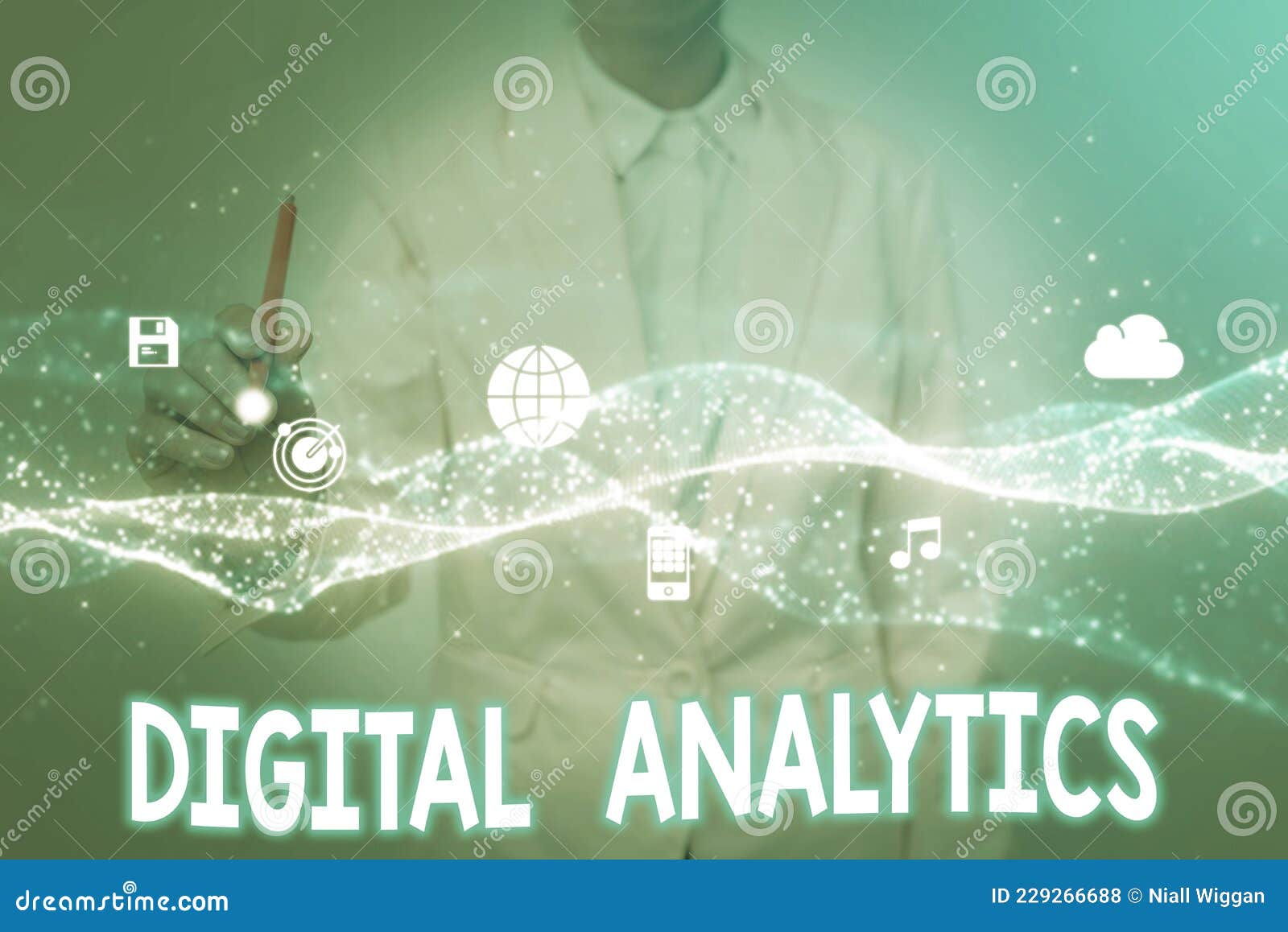 Inspiration Showing Sign Digital Analytics. Business Idea the Analysis ...