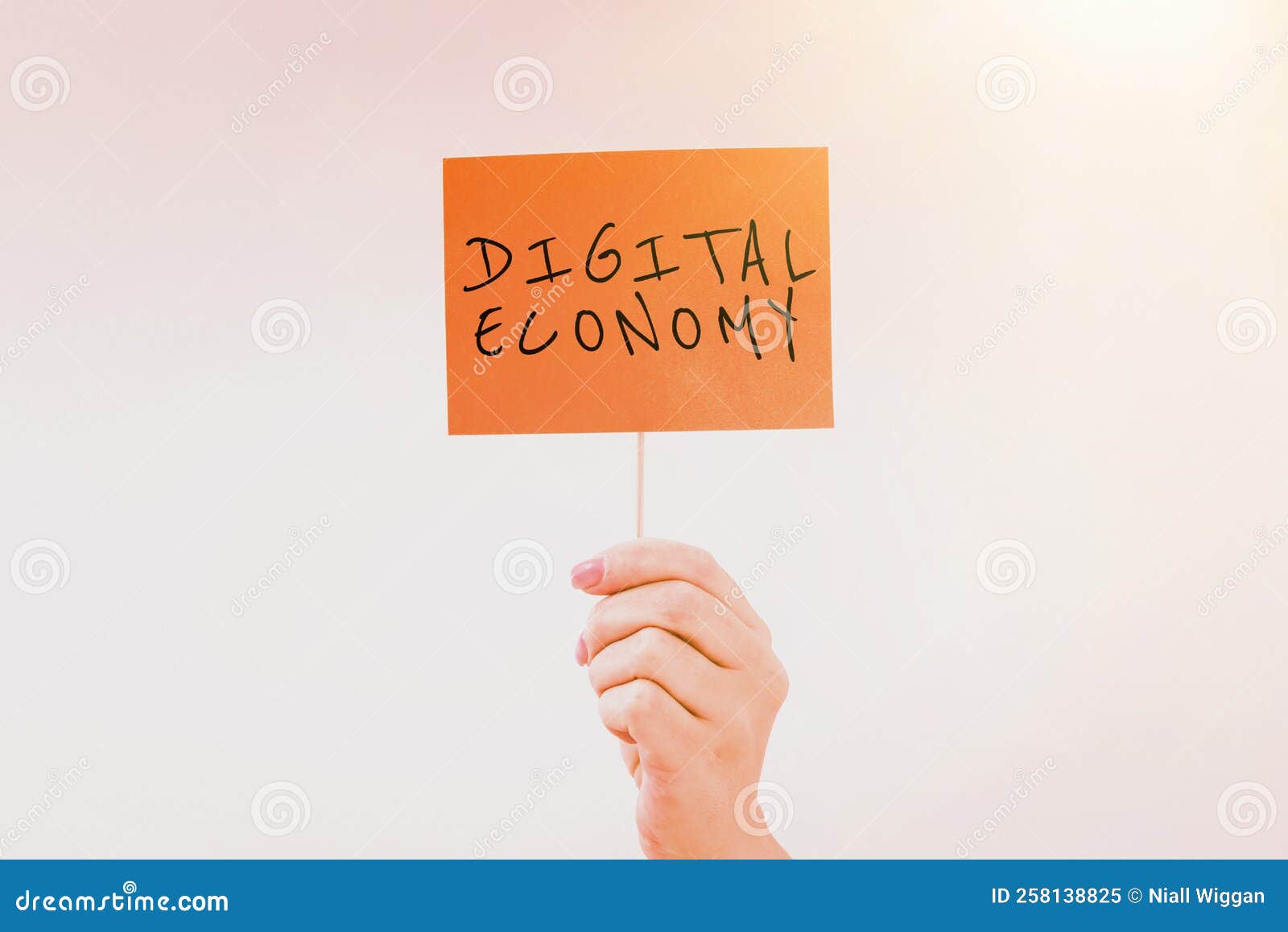 Conceptual Caption Digital Economy. Business Showcase Advancement of ... Conceptual Caption Digital Economy. Business Showcase Advancement of ...