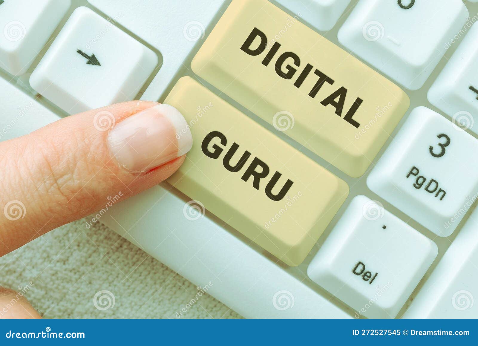 Conceptual Caption Digital Guru. Concept Meaning Teacher and ...