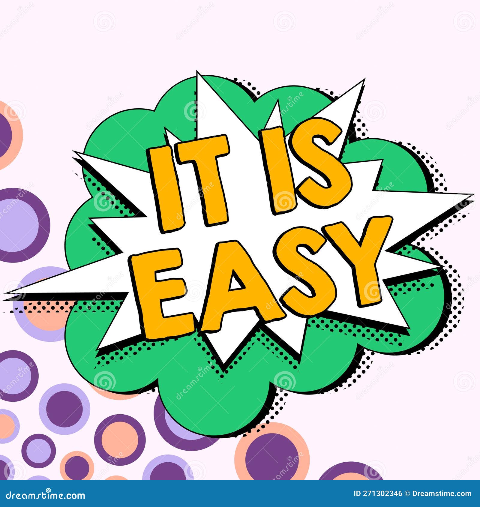 Conceptual Caption it is Easy. Word Written on Clear Simple Not ...