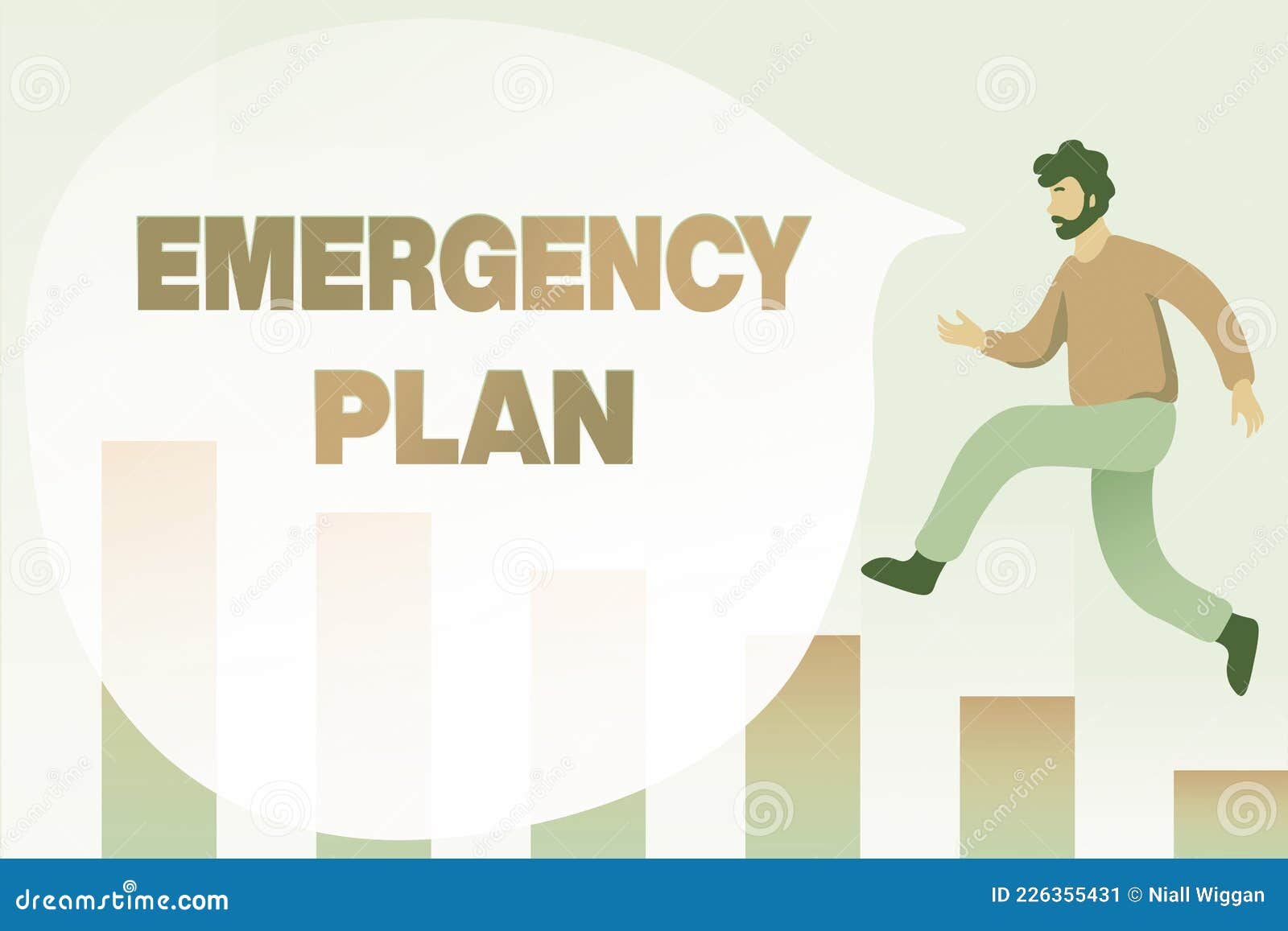 Writing Displaying Text Emergency Plan. Concept Meaning Instructions ...