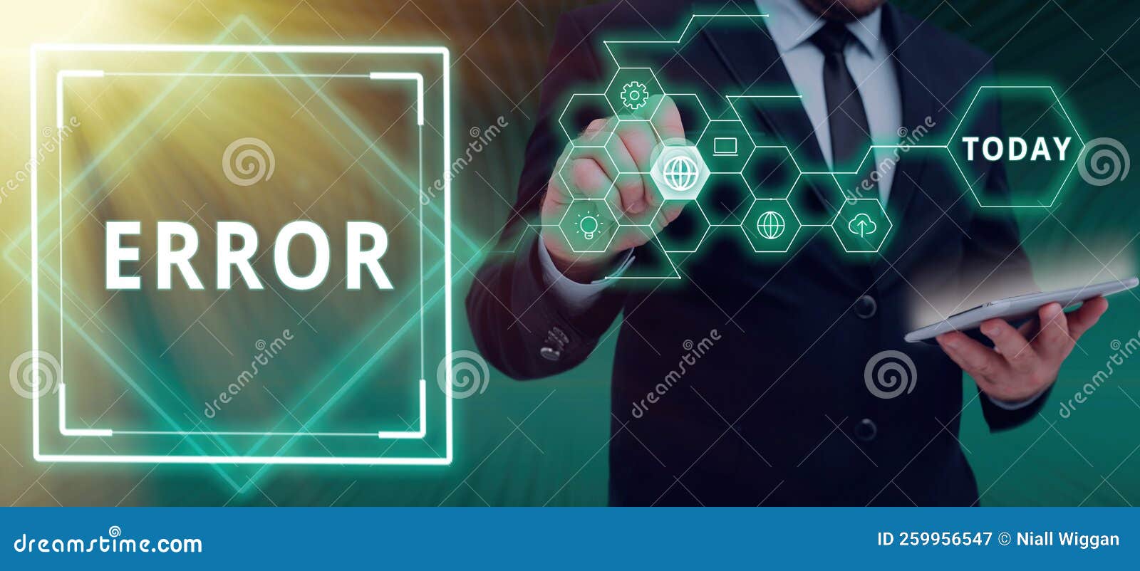 Text Sign Showing Error. Business Approach Failure or in Deviation from ...