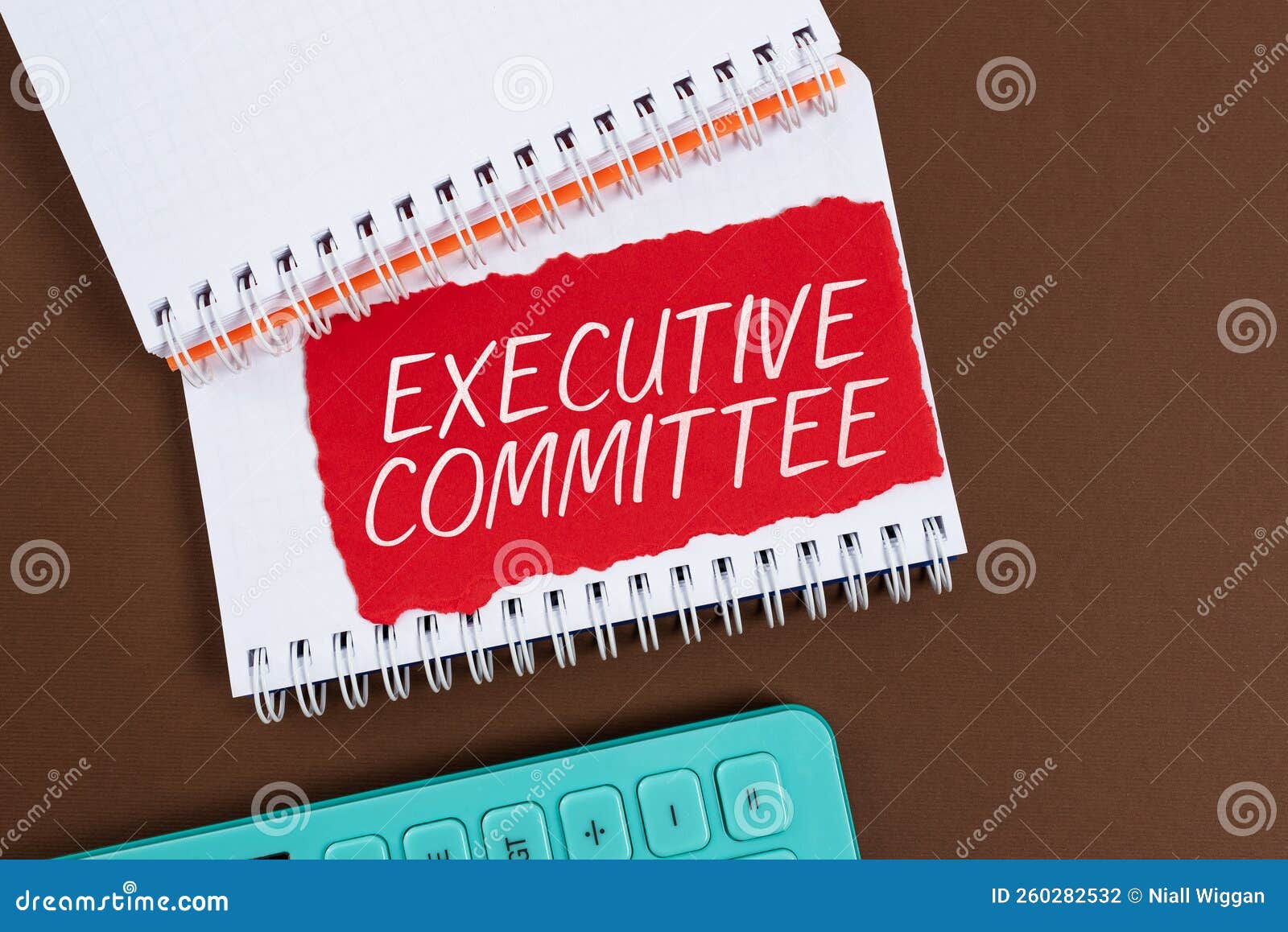 Conceptual Caption Executive Committee. Word Written on Add Information ...