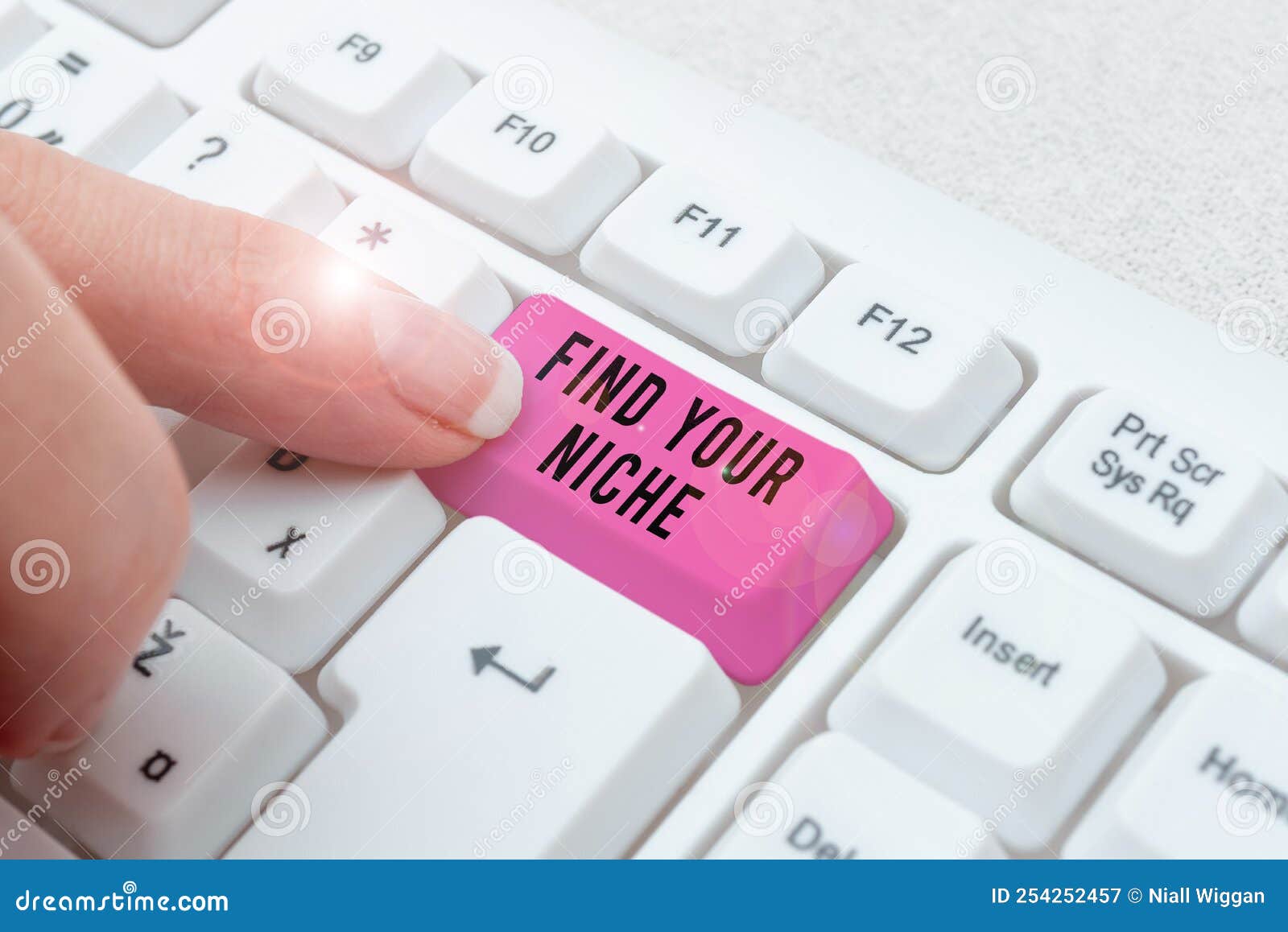 Conceptual Caption Find Your Niche. Word Written on Market Study ... Conceptual Caption Find Your Niche. Word Written on Market Study ...