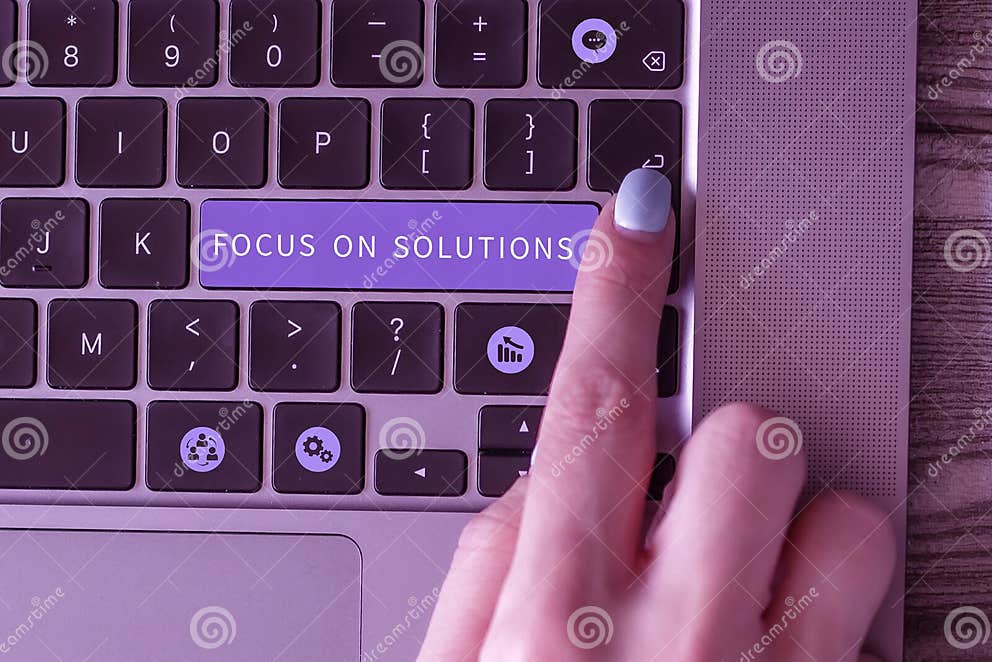 Conceptual Caption Focus on Solutions. Word Written on Powerful ... Conceptual Caption Focus on Solutions. Word Written on Powerful ...