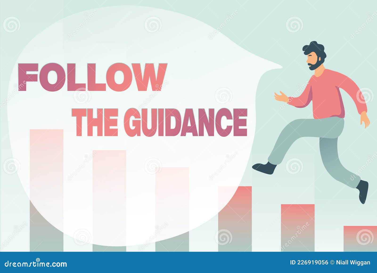 Hand Writing Sign Follow the Guidance. Business Concept Controlling a ...