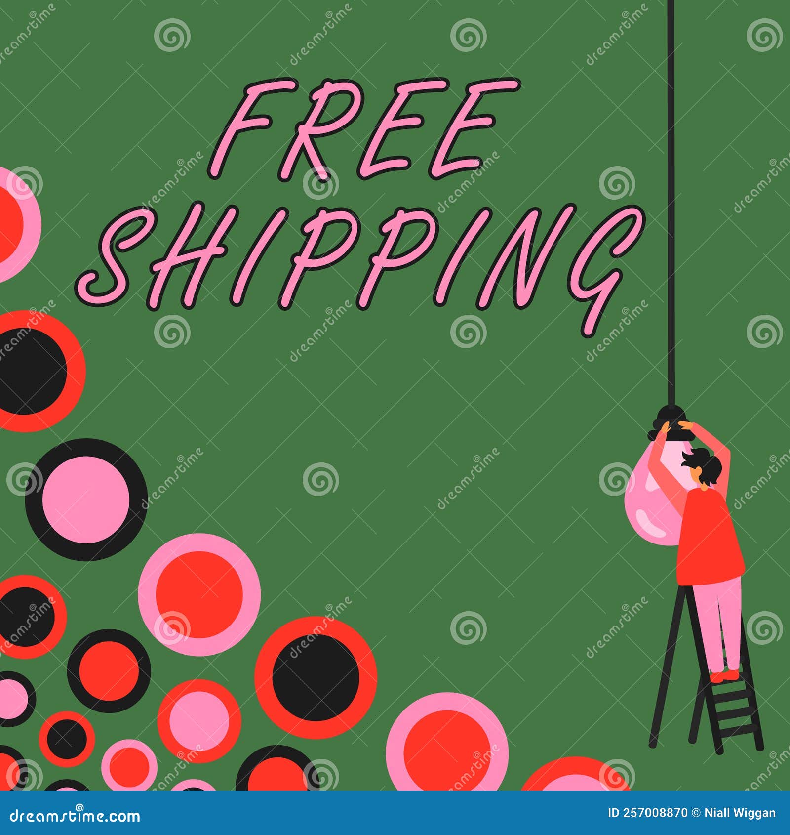 Text Caption Presenting Free Shipping. Business Concept Freight Cargo ...