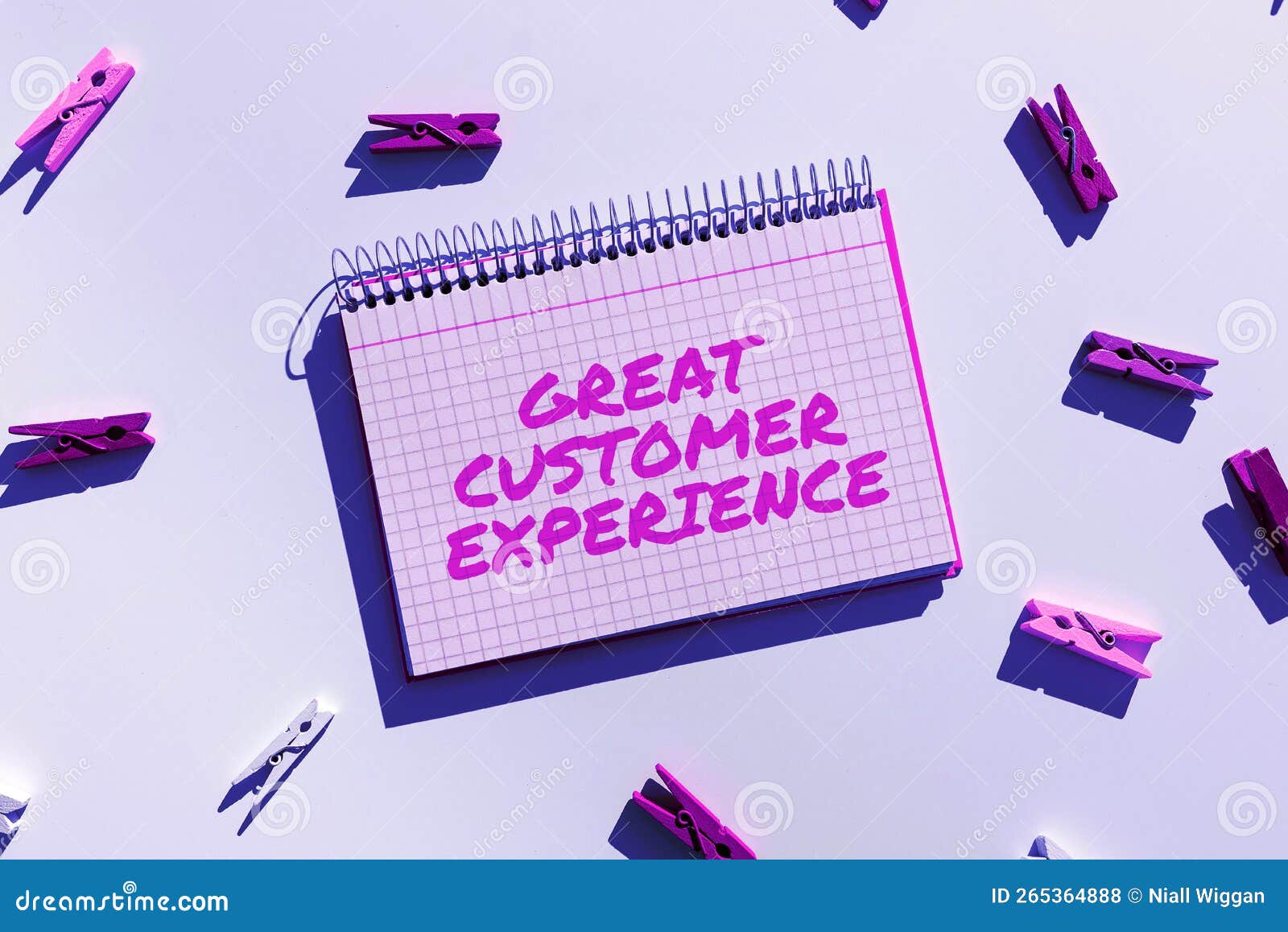 Conceptual Caption Great Customer Experience. Internet Concept ...