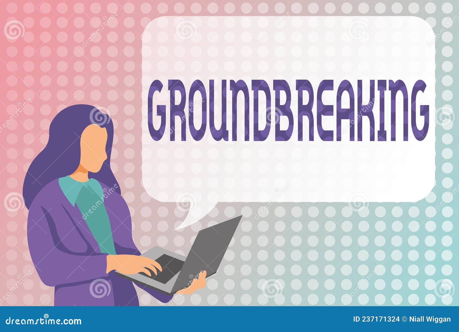 Groundbreaking Sign Or Stamp Vector Illustration | CartoonDealer.com ...