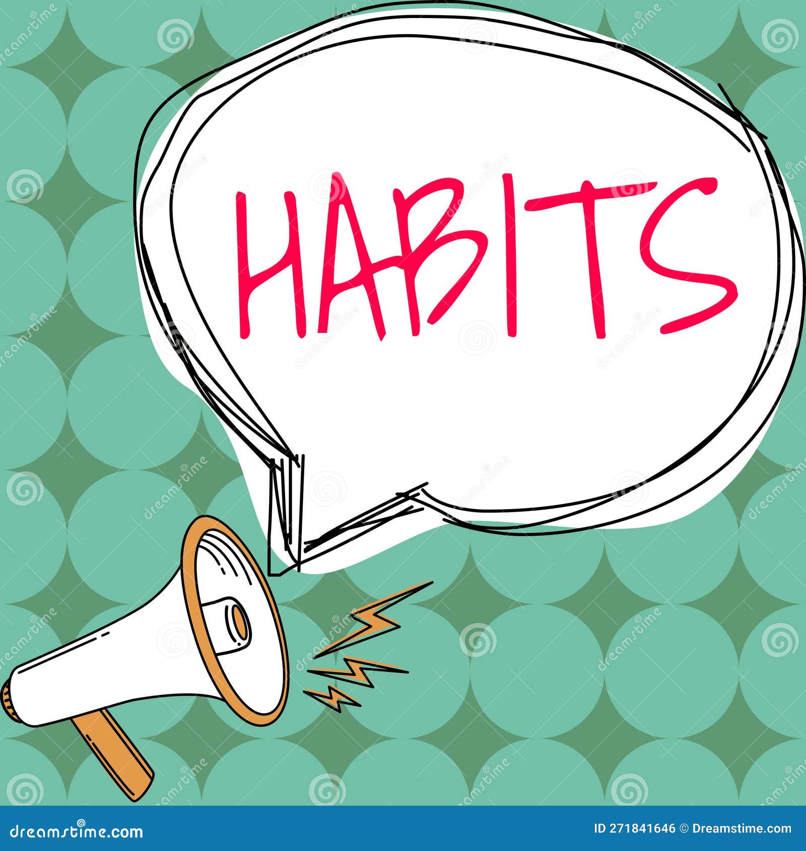 Conceptual Caption Habits. Business Overview Regular Tendency or ...