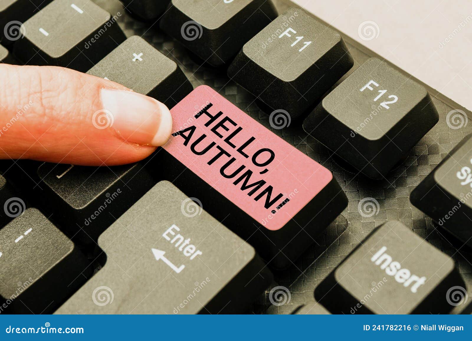 Conceptual Caption Hello, Autumn. Business Showcase Greeting Used when ... Conceptual Caption Hello, Autumn. Business Showcase Greeting Used when ...