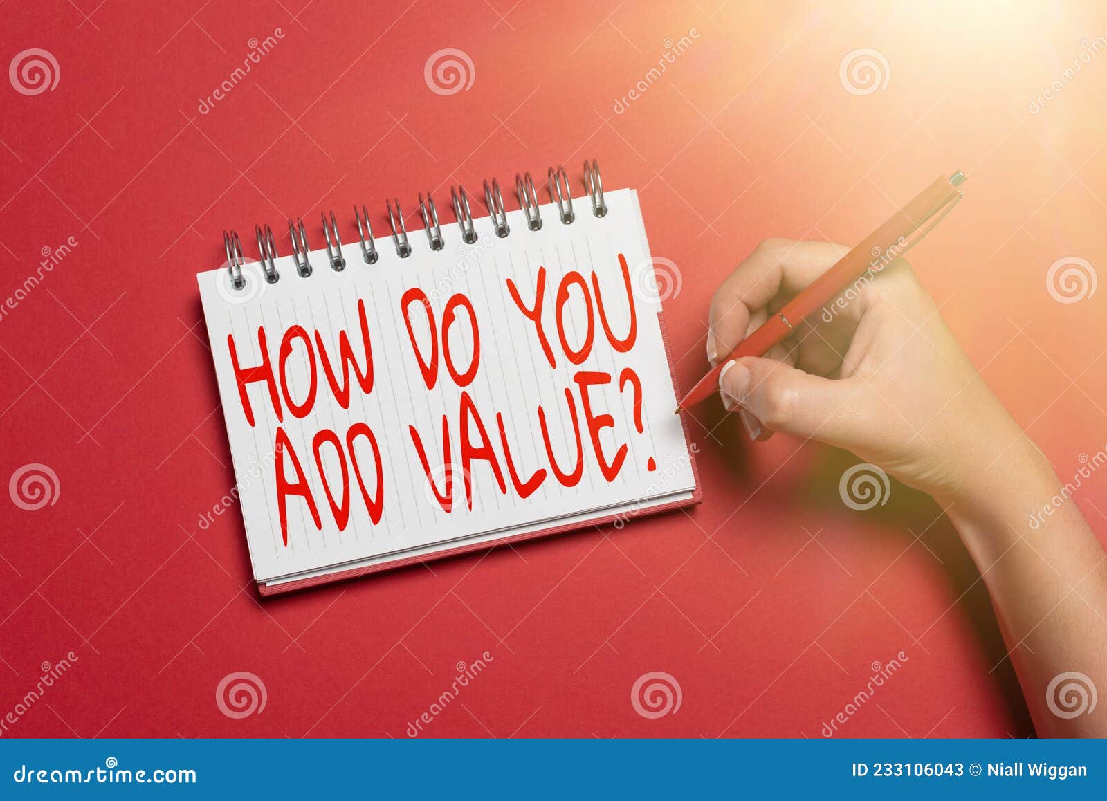 Conceptual Caption How Do You Add Value Question. Word for Improve Work ...