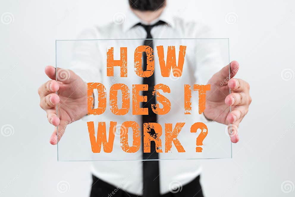 Text Caption Presenting How Does it Work QuestionAsking on How Stuff ...