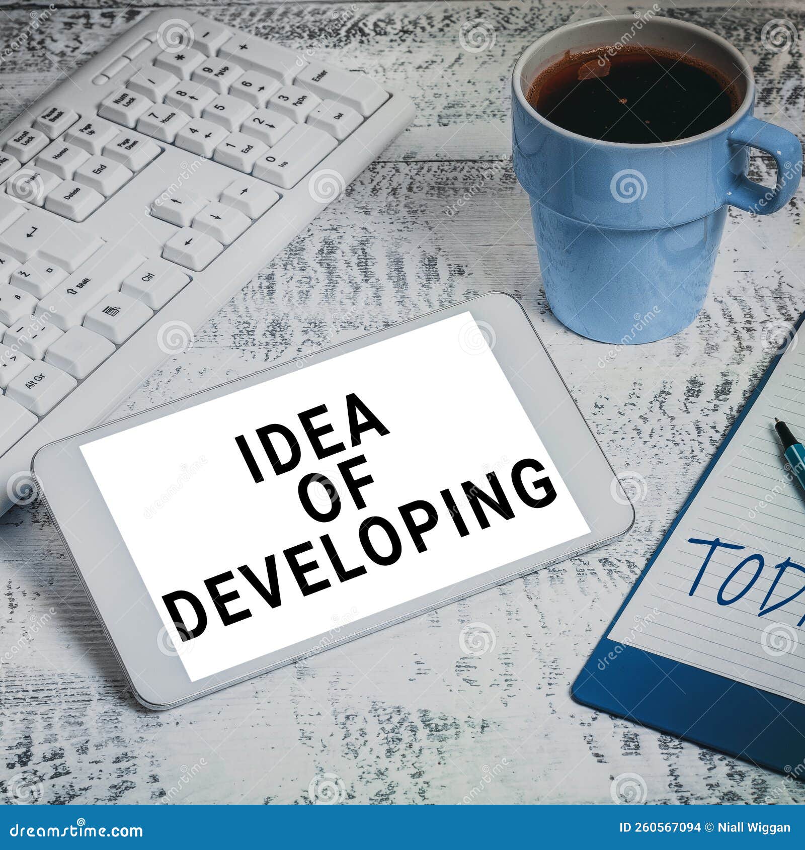 Conceptual Caption Idea of Developing. Business Idea Startup Launch ...