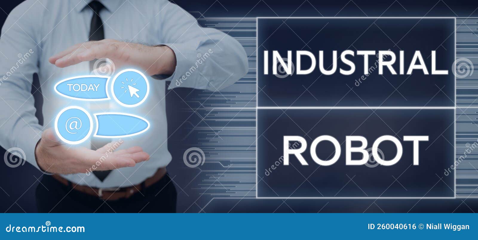 Conceptual Caption Industrial Robot. Internet Concept Application of ... Conceptual Caption Industrial Robot. Internet Concept Application of ...