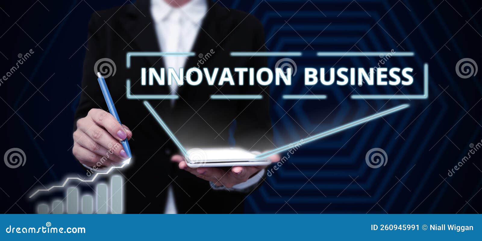 Conceptual Caption Innovation Business. Internet Concept Introduce New ...