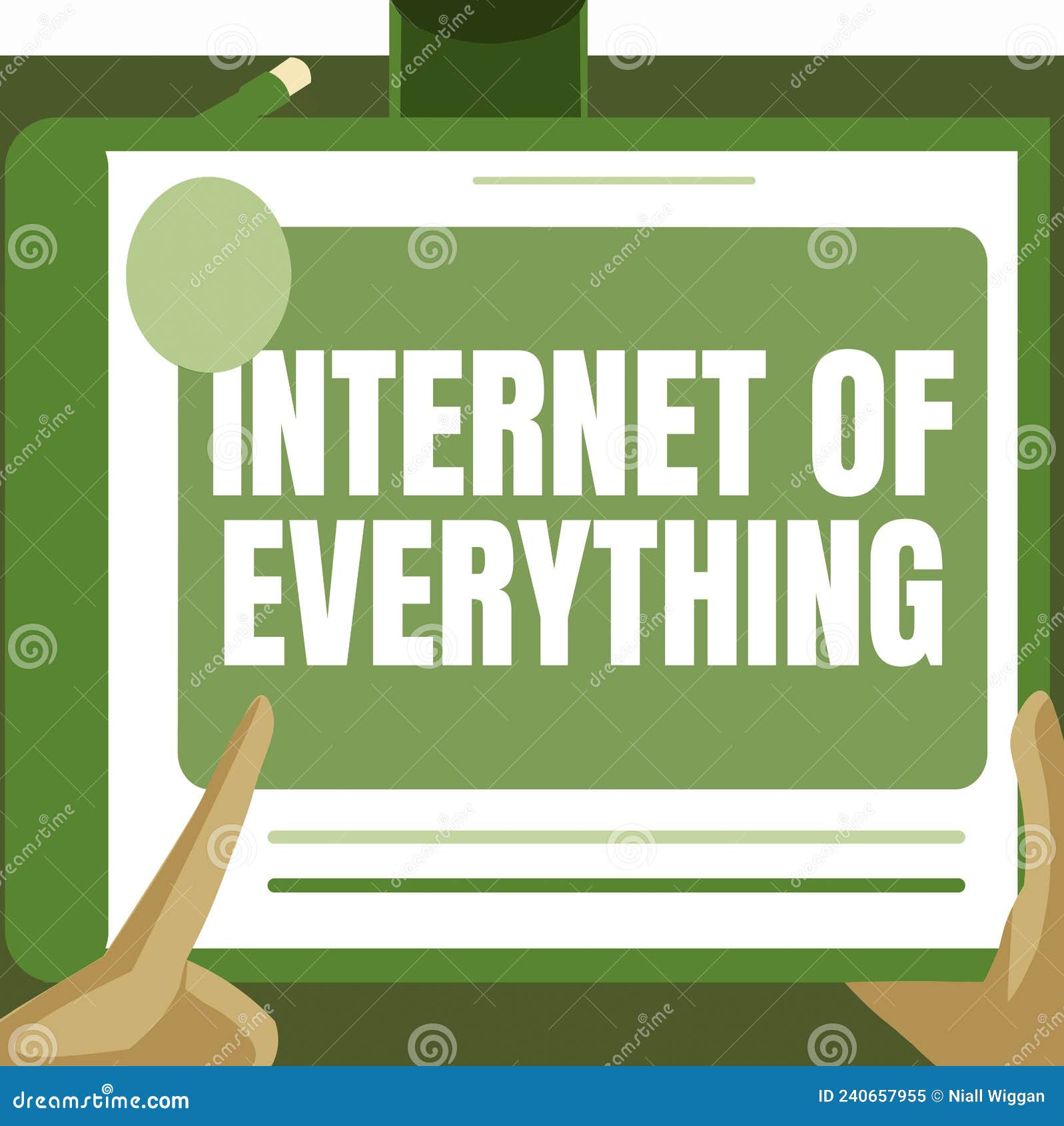 Conceptual Caption Internet of Everything. Conceptual Photo Network of ...