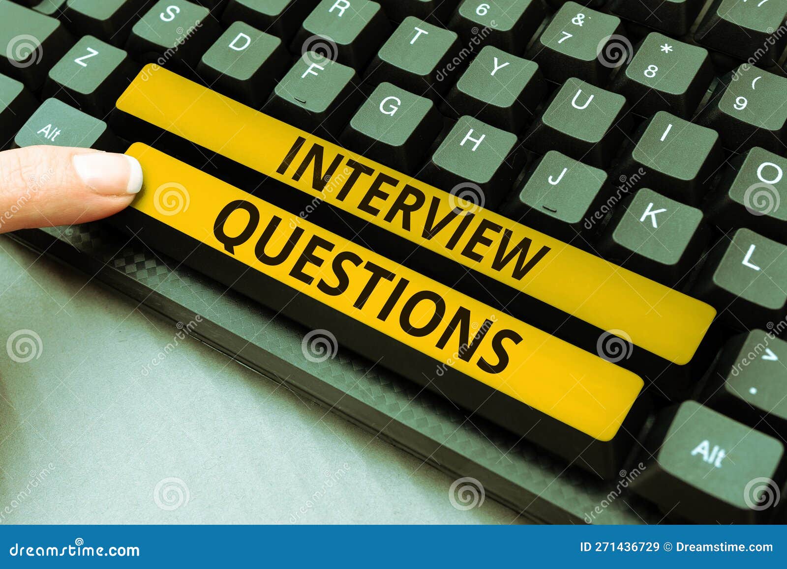 Conceptual Caption Interview Questions. Internet Concept Typical Topic ...