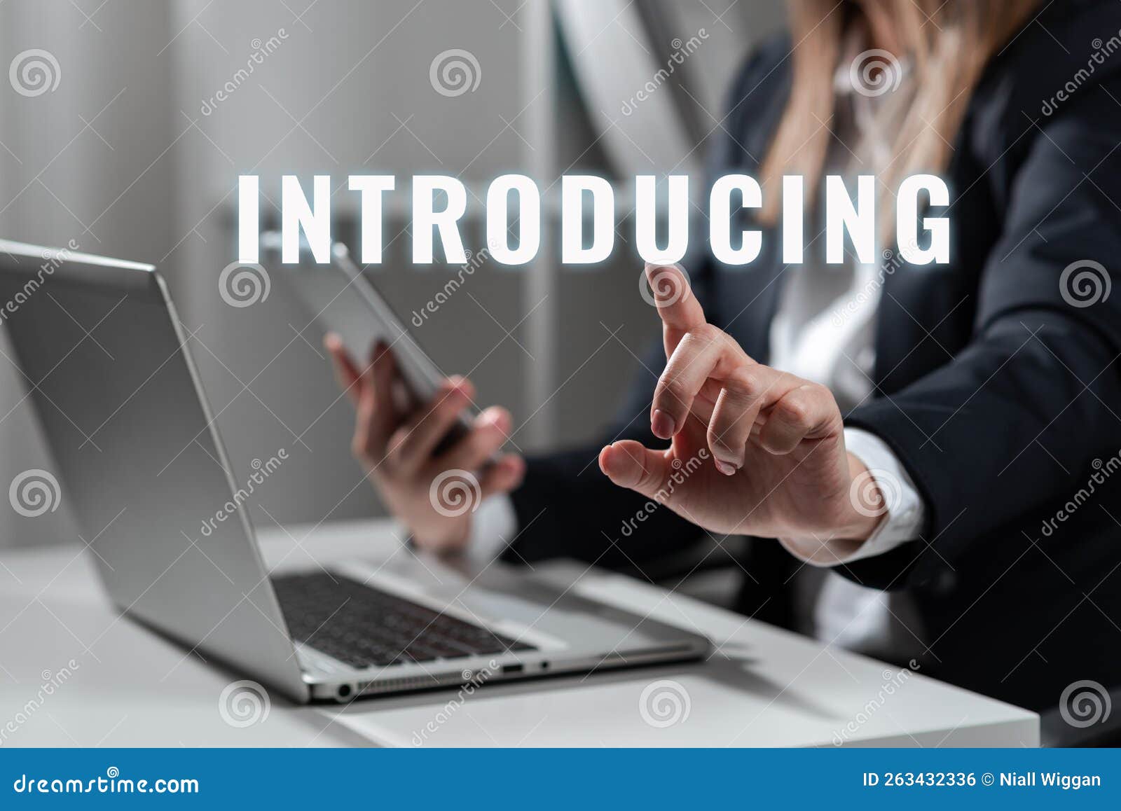 Conceptual Caption Introducing. Business Approach Presenting a Topic or ...