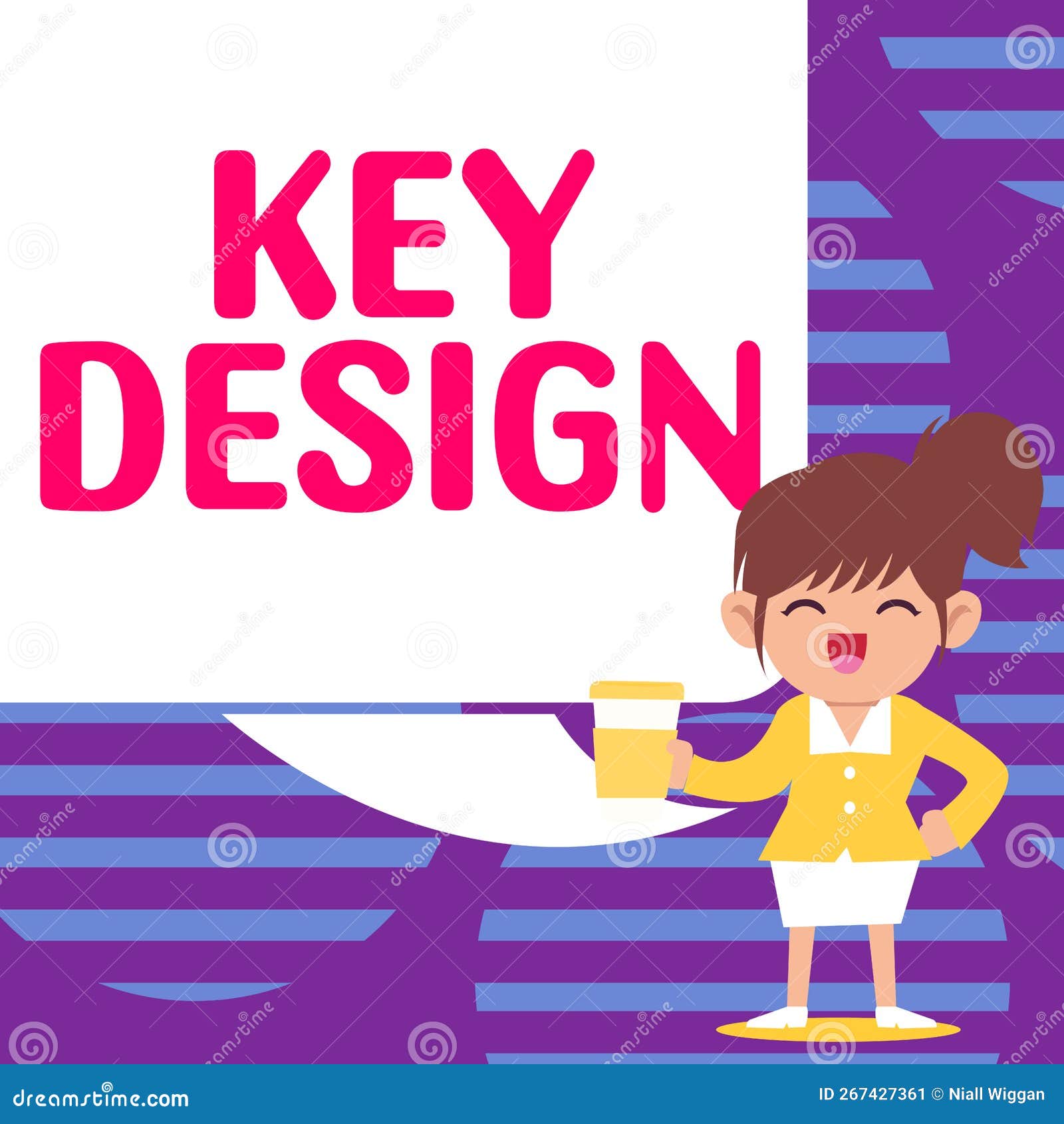 Conceptual Caption Key Design. Business Showcase a Necessary or Very ...