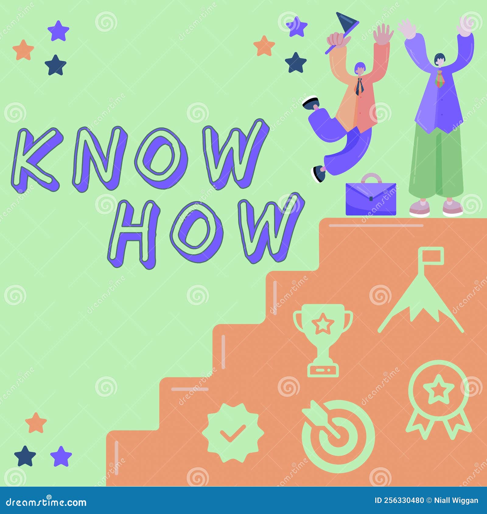 Text Showing Inspiration Know How. Business Concept the Process To ...