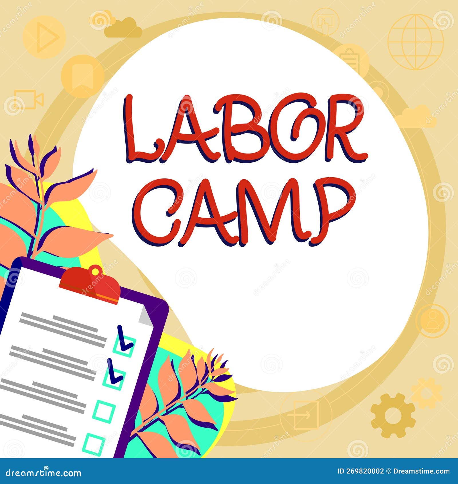 Conceptual Caption Labor Camp. Word Written on a Penal Colony Where ... Conceptual Caption Labor Camp. Word Written on a Penal Colony Where ...