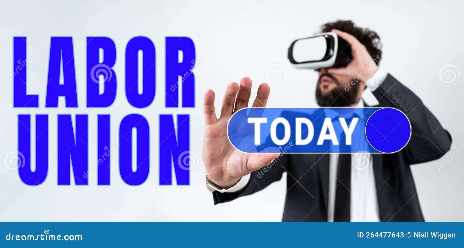 Sign Displaying Labor Union. Word for Rules Relating To Rights and ...