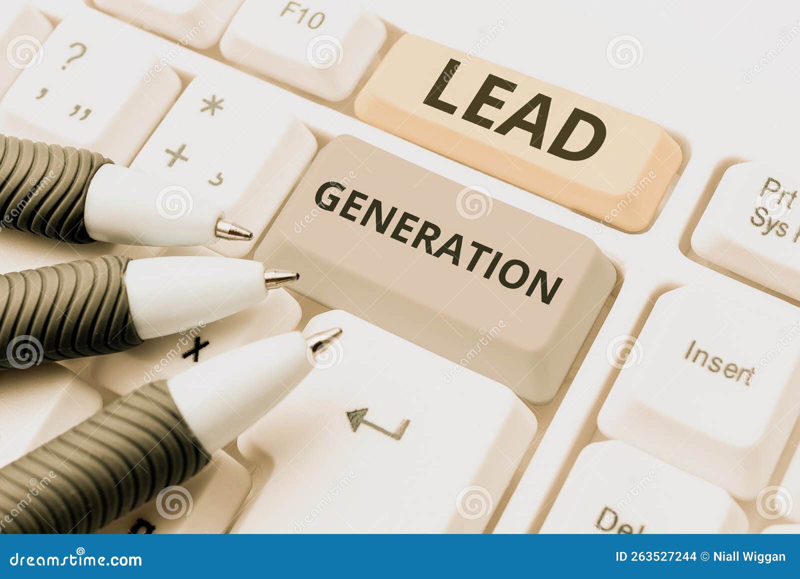 Conceptual Caption Lead Generation. Business Idea Process of ...