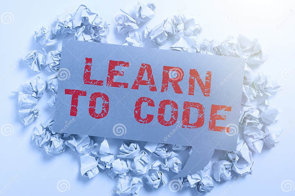 Conceptual Caption Learn To Code. Business Showcase Learn To Write Software Be a Computer ...