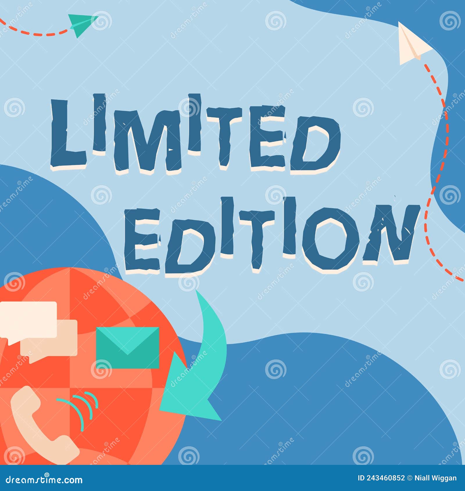 Conceptual Caption Limited Edition. Business Concept Work of Something ...