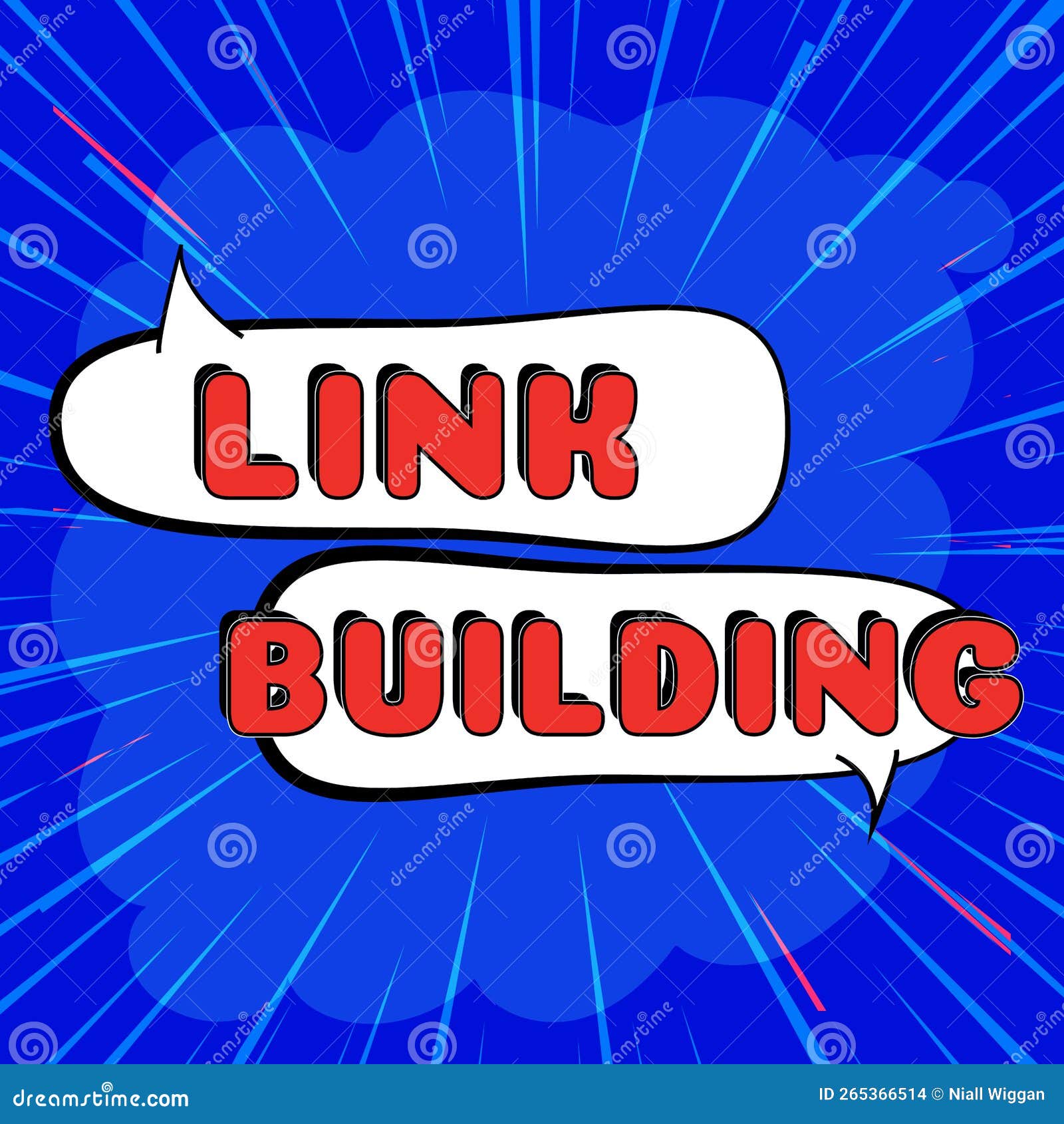 Conceptual Caption Link Building. Business Overview SEO Term Exchange ...