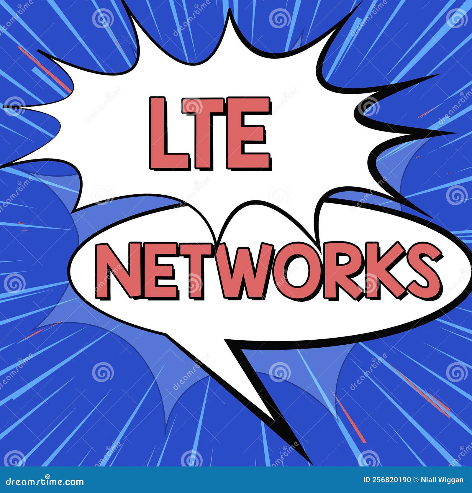 Fastest 5g Wireless Communication Cellular Network Cartoon Vector ...