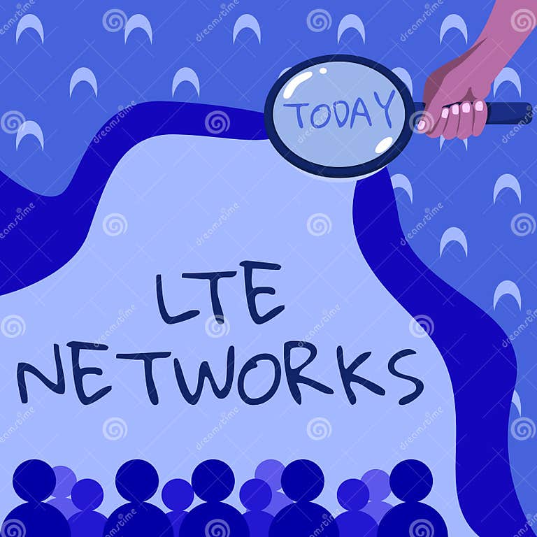 Text Showing Inspiration Lte Networks Business Showcase Fastest Network Connection Available