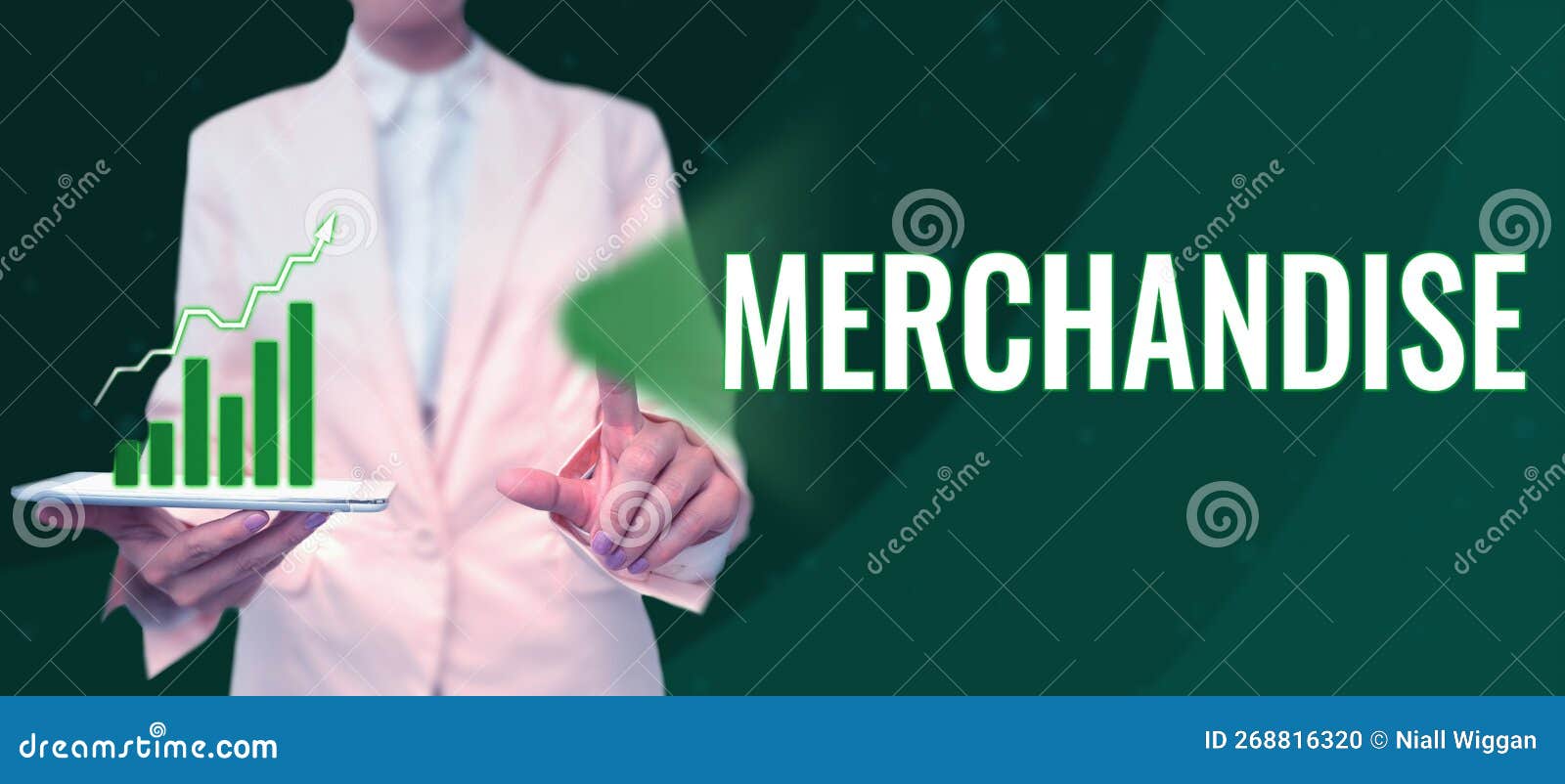 Conceptual Caption Merchandise. Word for the Commodities or Goods that ...