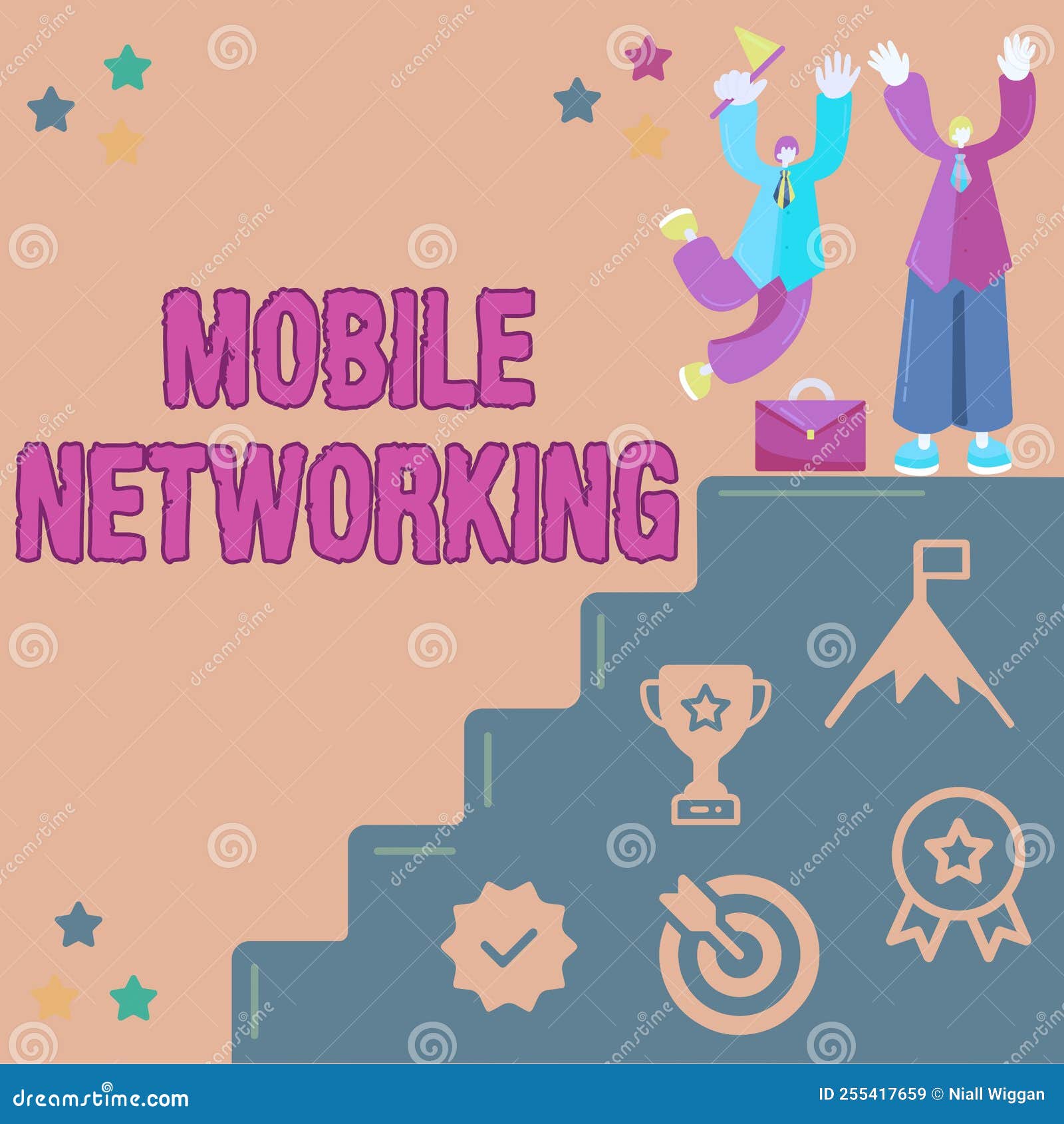 Conceptual Caption Mobile NetworkingCommunication Network Where the ...