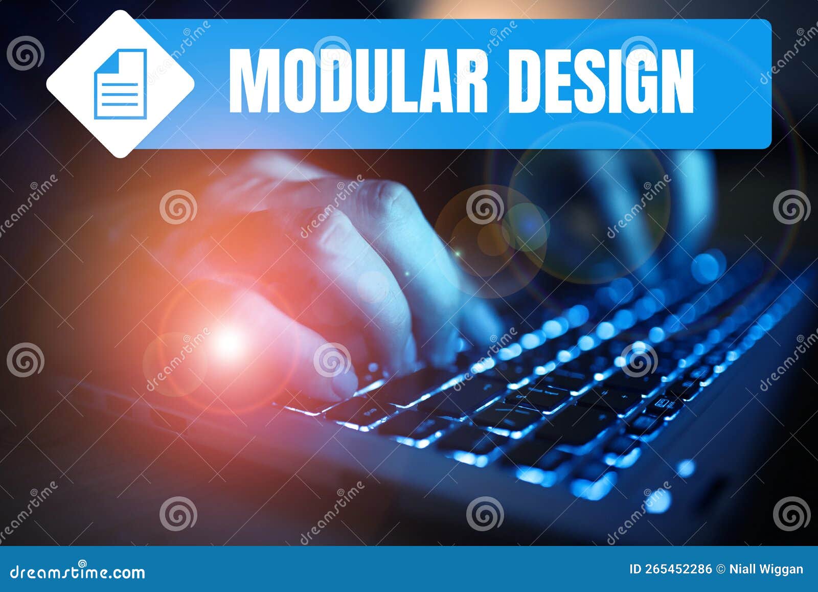 Handwriting Text Modular Design Business Approach Product Designing To