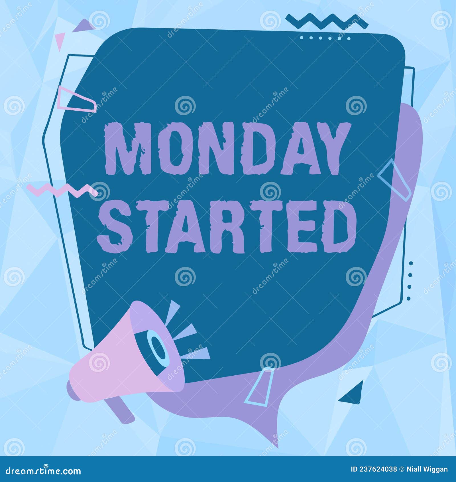 Writing Displaying Text Monday Started. Conceptual Photo Getting Ready ...