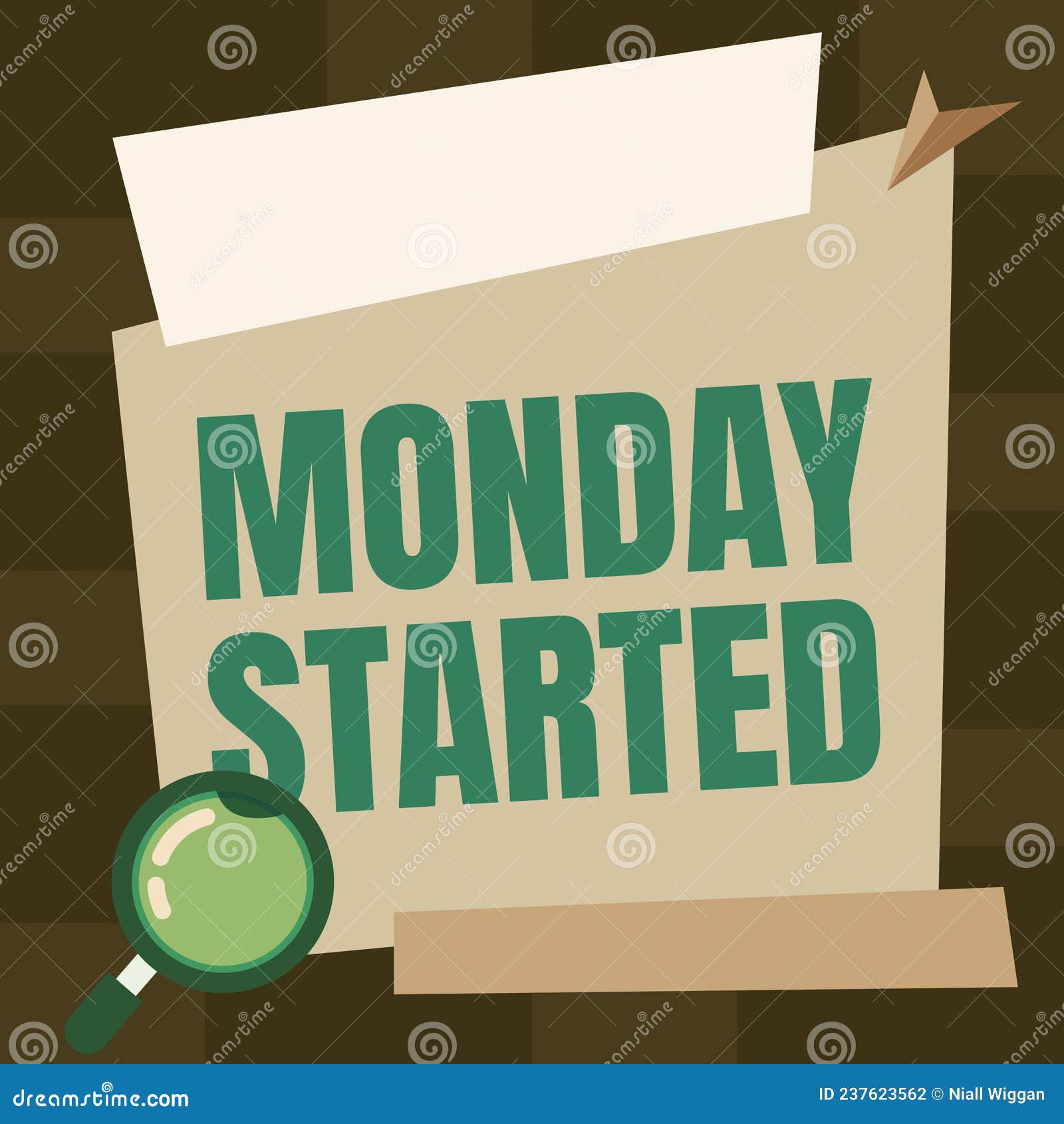 Conceptual Caption Monday Started. Conceptual Photo Getting Ready for ...