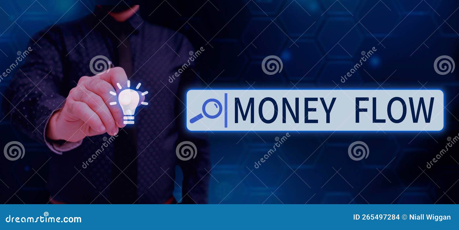 Text Sign Showing Money Flow. Word for the Increase or Decrease in the Amount of Money a ...