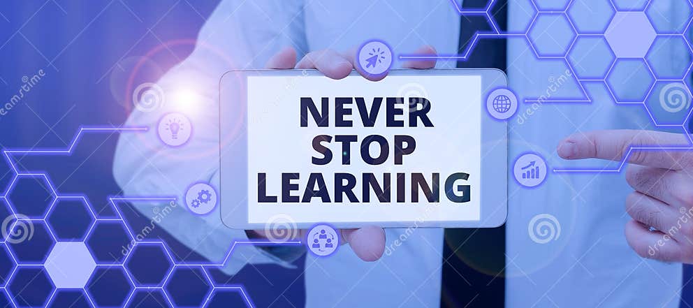 Conceptual Caption Never Stop Learning. Business Overview Continuous Education and Techniques To ...