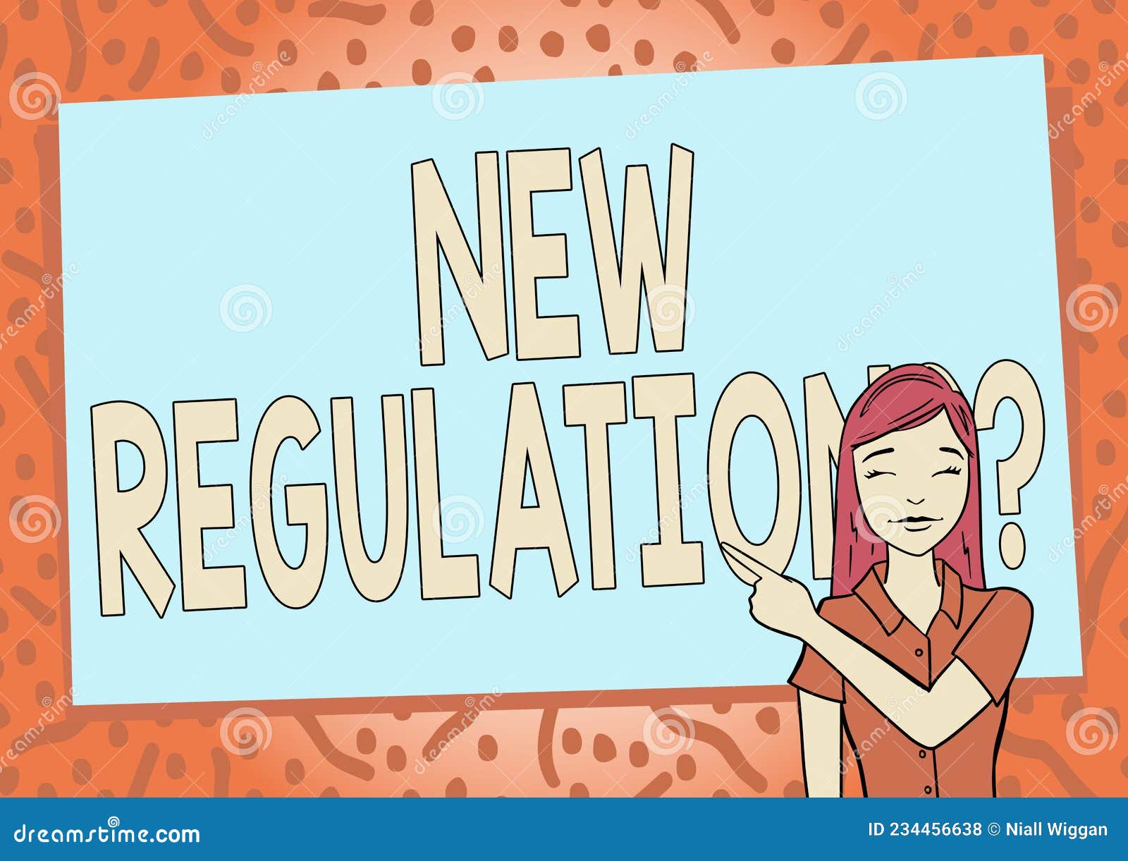 Sign Displaying New Regulations Question. Concept Meaning Rules Made ...